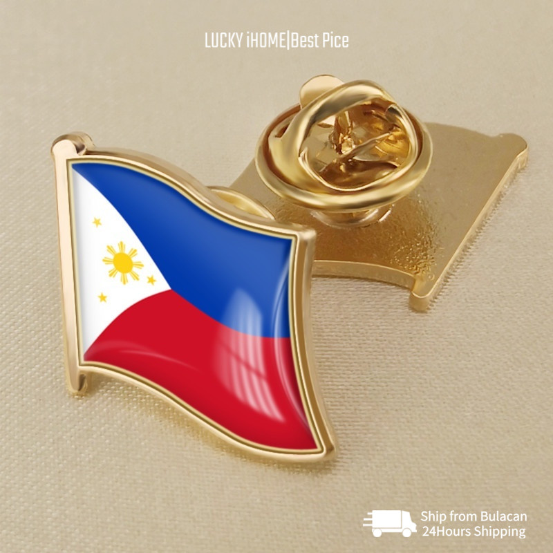 Philippine Flag Pin Pinoy Pride Pins LP4/24 Brooch | Shopee Philippines
