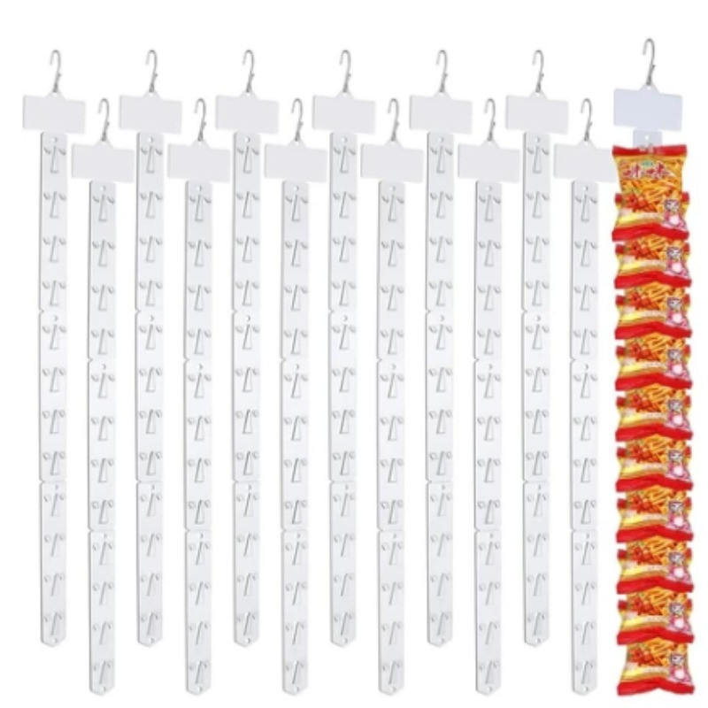 Store Snack Hanging Strips With Hooks Convenience Store Display Hanger ...