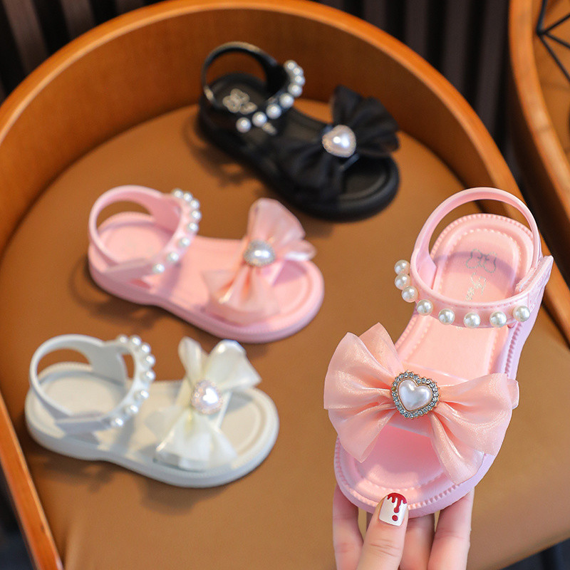 Children Sandals Girls Cute Baby Princess Outdoor Anti-slip Cartoon ...