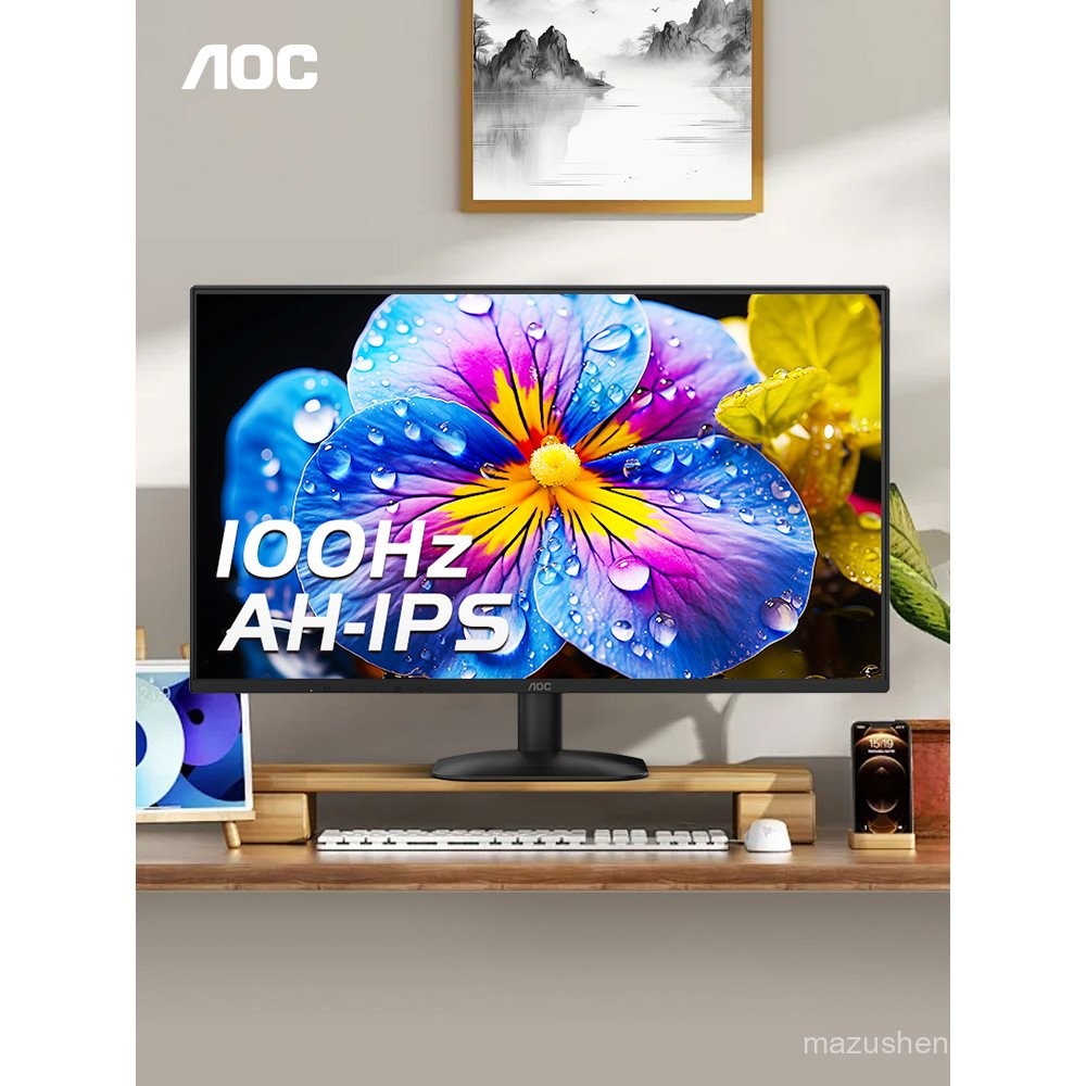 AOC 27Inch AH-IPS Office100Hz E-Sports Display27B31H Desktop Computer ...