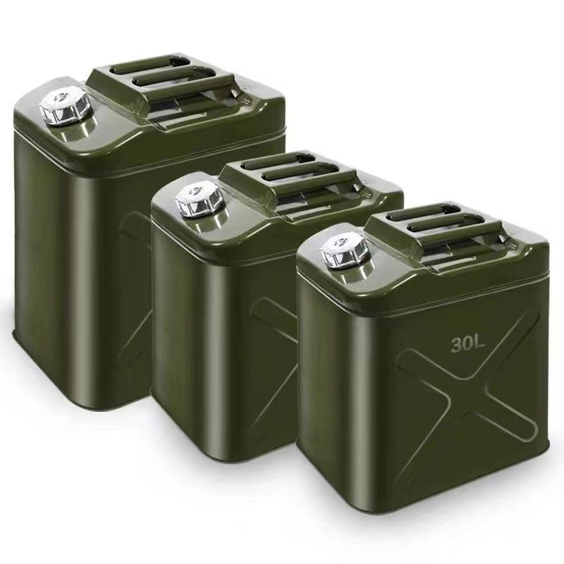 10L/20L/30L Metal Car Motorcycle Petrol Gas Diesel Gasoline Fuel Can ...