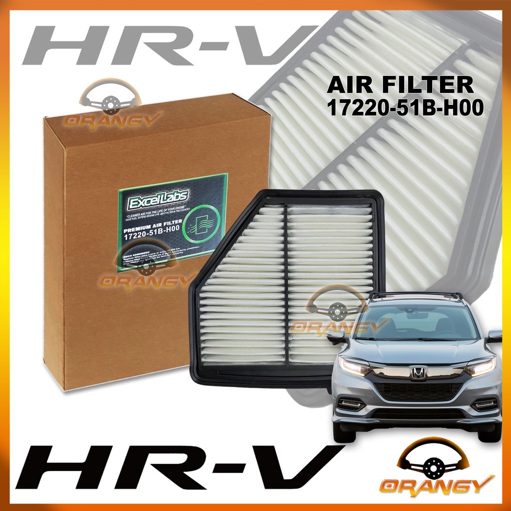 AIR FILTER for Honda HRV 2016 to 2020 (17220-51B-H00) 4x4b | Shopee ...