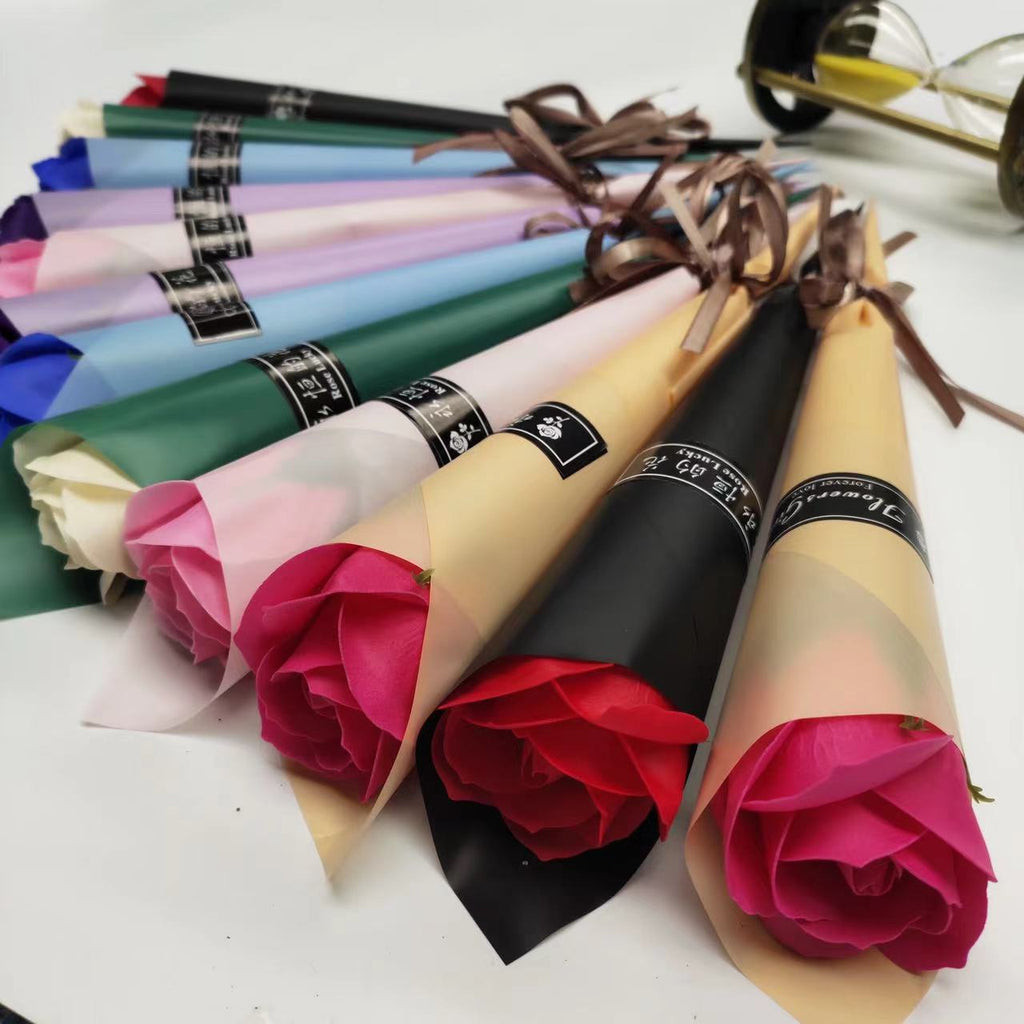 Mother’s Day Artificial Flowers: Single-stem Artificial Rose valentines ...