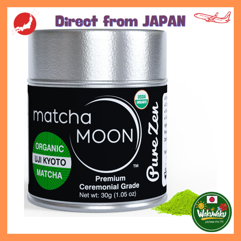 Matcha Moon Kyoto Uji Matcha Organic Cultivated Pesticide-Free Additive-Free Powder Organic ...