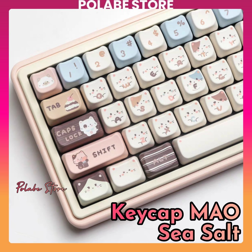 MAO Sea Salt Aifei Red Profile Keycap button Polabe Store Mechanical ...