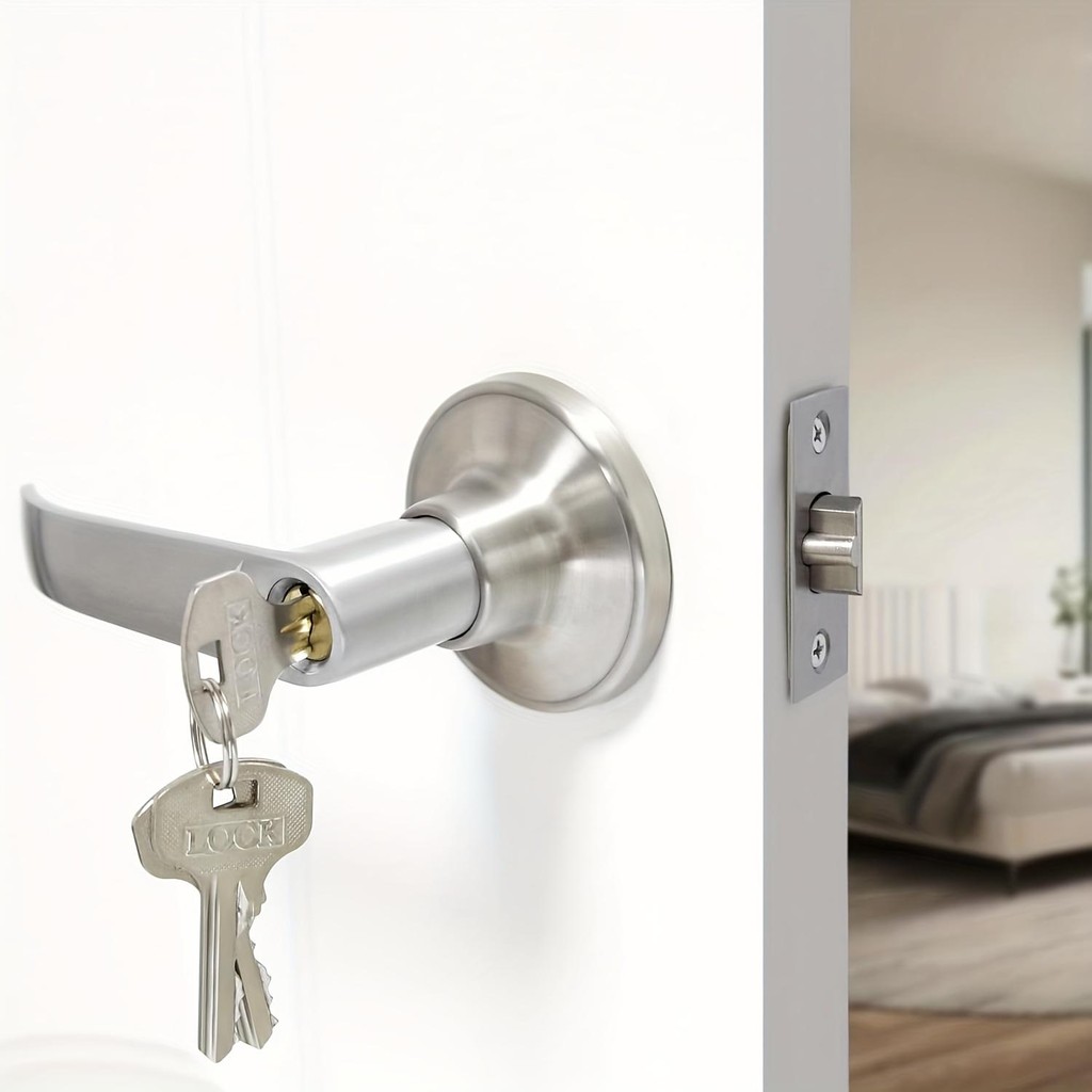 Entry Bar with Same Key, Key Entry Door Handle with Lock, for Front ...