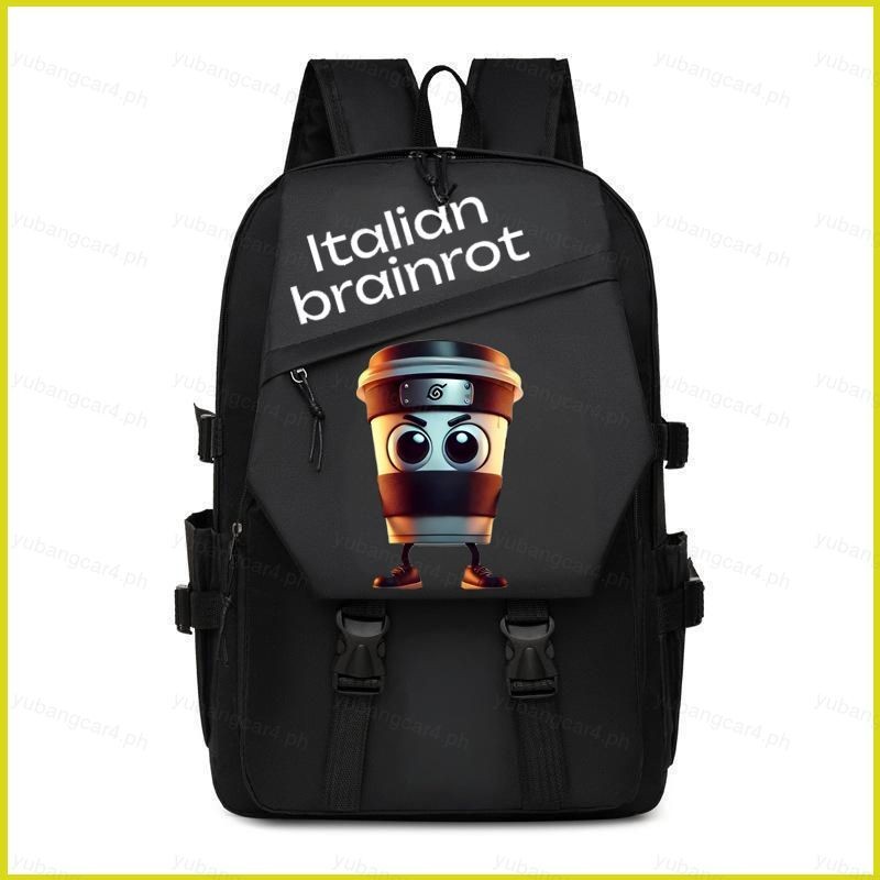 YB3 Italian Brainrot Backpack for Student Large Capacity Anime ...