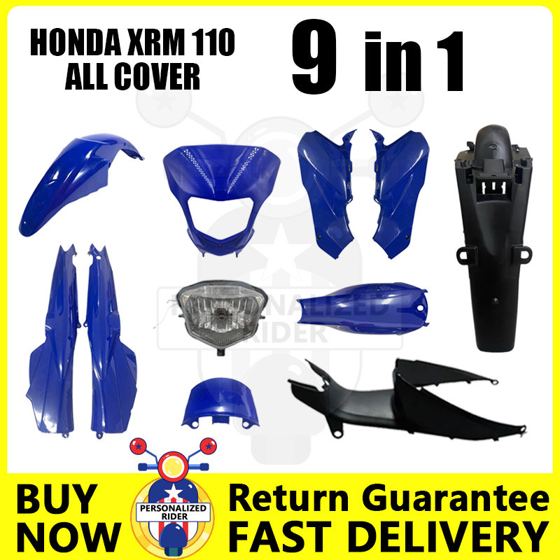 HONDA XRM 110 FAIRINGS 9IN1 8IN1 ALL COLORS COMPLETE SET FULL SET [P'd ...