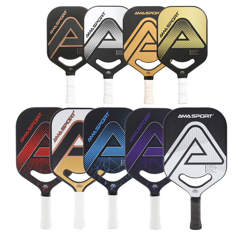 Amasport Pickleball Paddle, USAPA Approved, 20mm Thick Core, Graphite ...