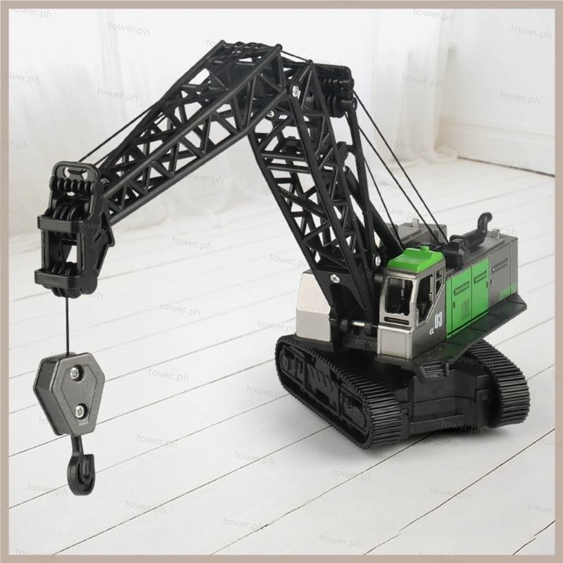 TO Realistic Crane Car Model Toy Vehicle Simulation Boy Inertial Car ...