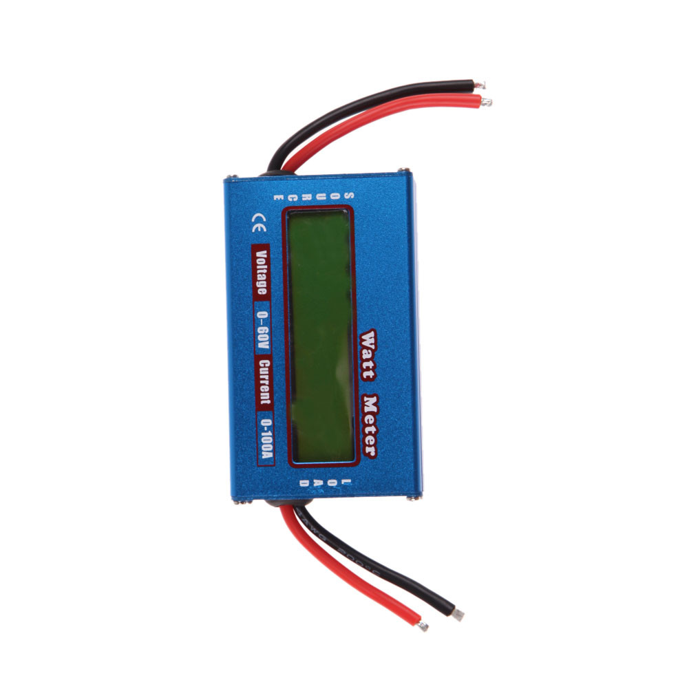DC Power Analyser 12V 24V Watt Volt Amp Meter LCD Digital Solar Wind ...