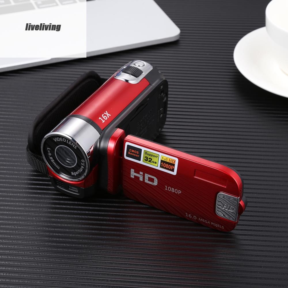 Portable Digital Video Camera Full HD 1080P 32GB 16x Zoom Mini ...