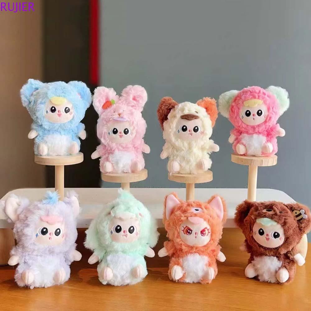RUJIER Baby Three Doll Figures, Collectible Pop Mart Baby Three Plush ...