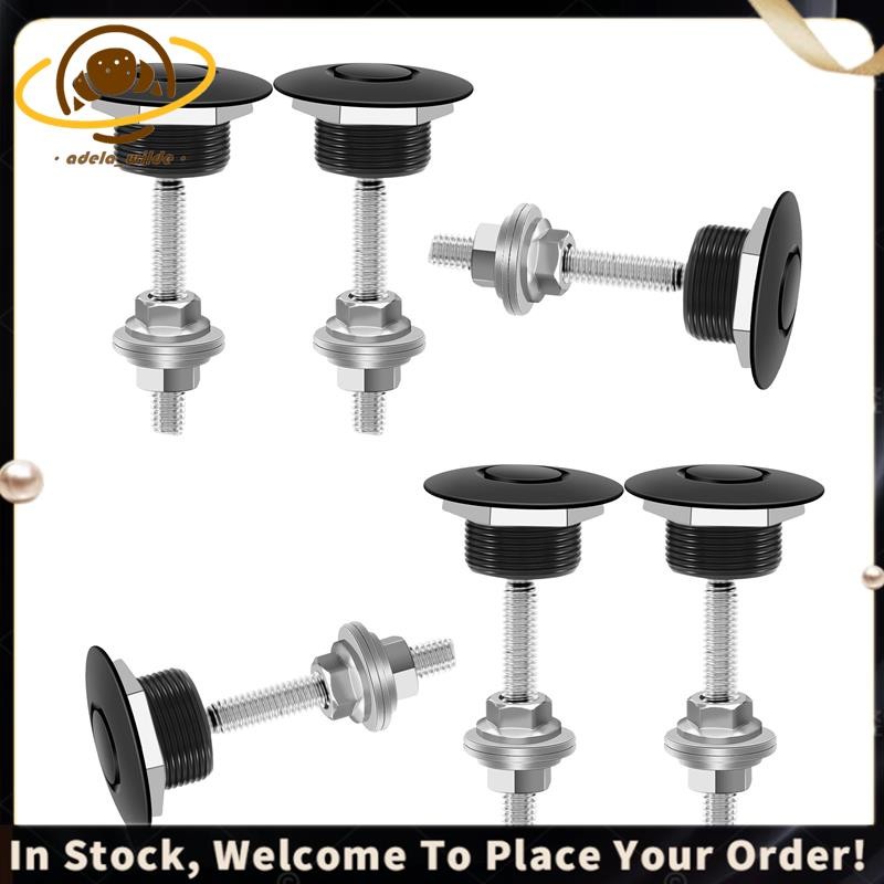 4X Push Button Quick Release Car Hood Bonnet Latch Pin Lock Bumper Clip ...