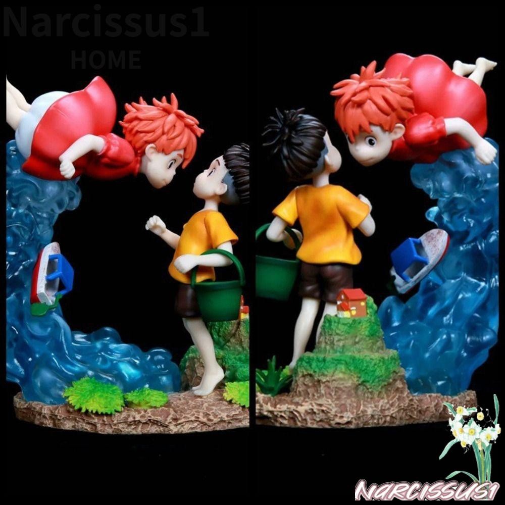 NARCISSUS Ponyo on The Cliff Figure, Collection PVC Ponyo Sousky Seagal ...