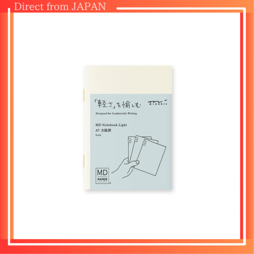 DESIGNPHIL MIDORI Notebook MD Notebook Light A7 Graph Ruled 3 Book Set 15283006 | Shopee Philippines