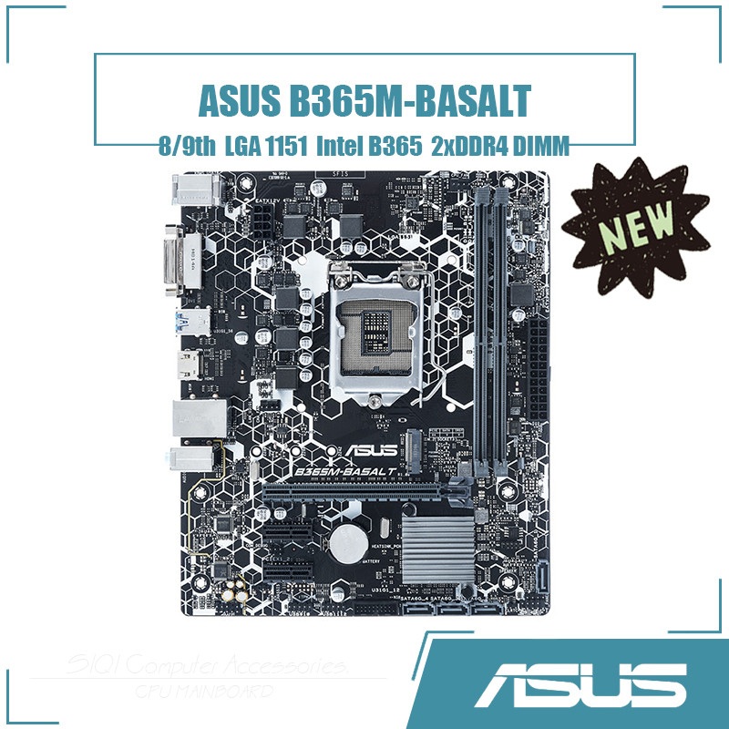 ASUS B365M-BASALT Motherboard 2xDDR4 DIMM LGA 1151 Intel B365 chipset ...