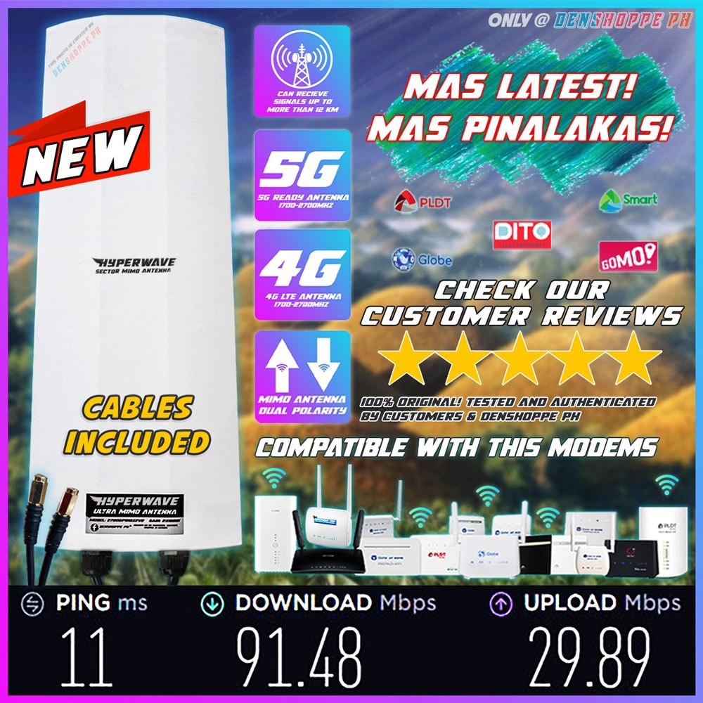 100% Original Hyperwave Sector WiFi Internet Antenna Super Galaxy ...