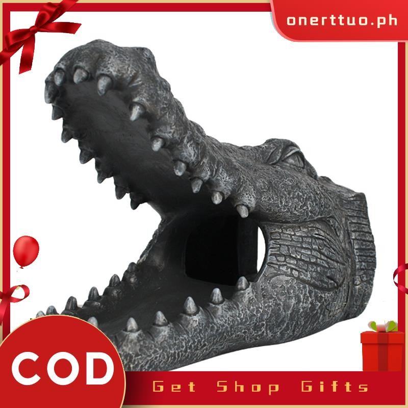 Outdoor Alligator Extension Drain Pipe Trim Crocodile Statues Gutter ...