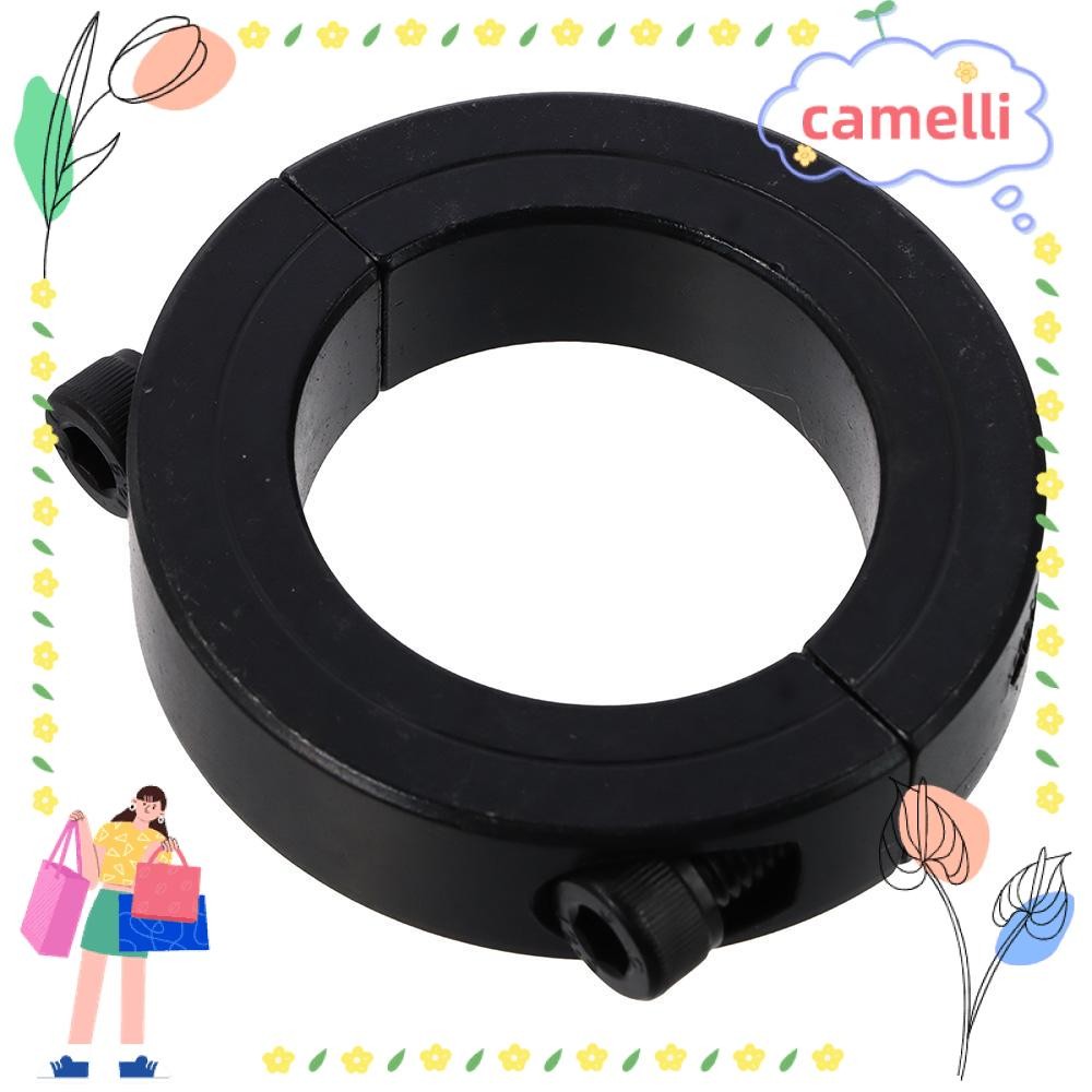 CAMELLI Shaft Collars, Carbon Steel Black Double Split Clamping Collar ...