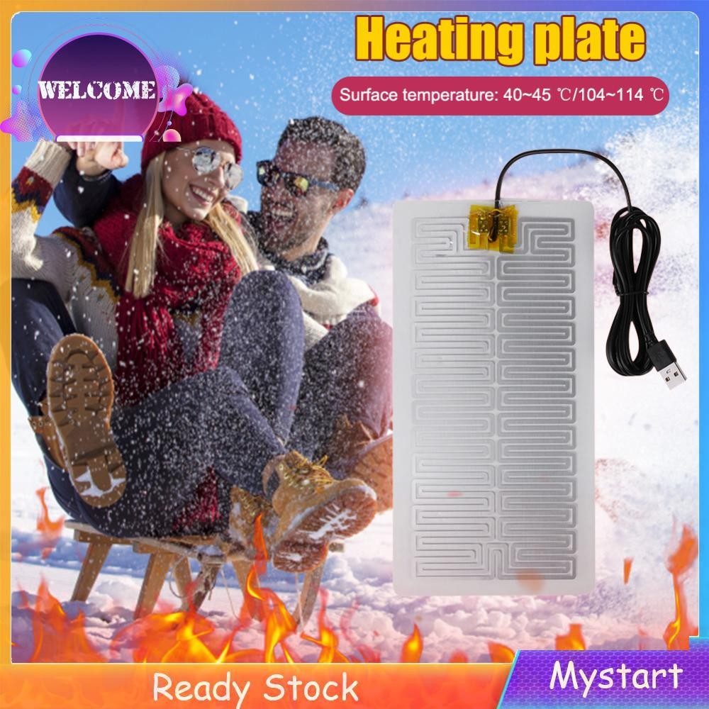 USB 5V Heating Pad Plug And Play Warm Plate Heater Sheets for Mouse Pad ...
