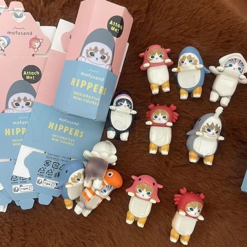 Angel Mofusand Hippers Mini Figures Blind Box Angel Phone Decoration ...