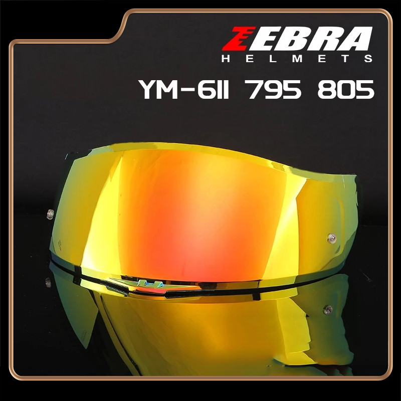 [ReadyStock]ZEBRA YM-611 795 805 GUNDAM EDITION LENS VISOR Zebra Helmet ...