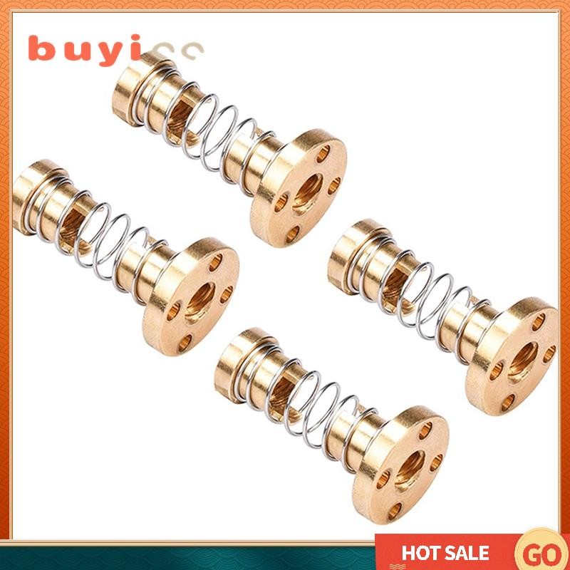 【Buyi00】T8 Anti Backlash Spring Loaded Nut Pitch 2mm Lead 8mm ...