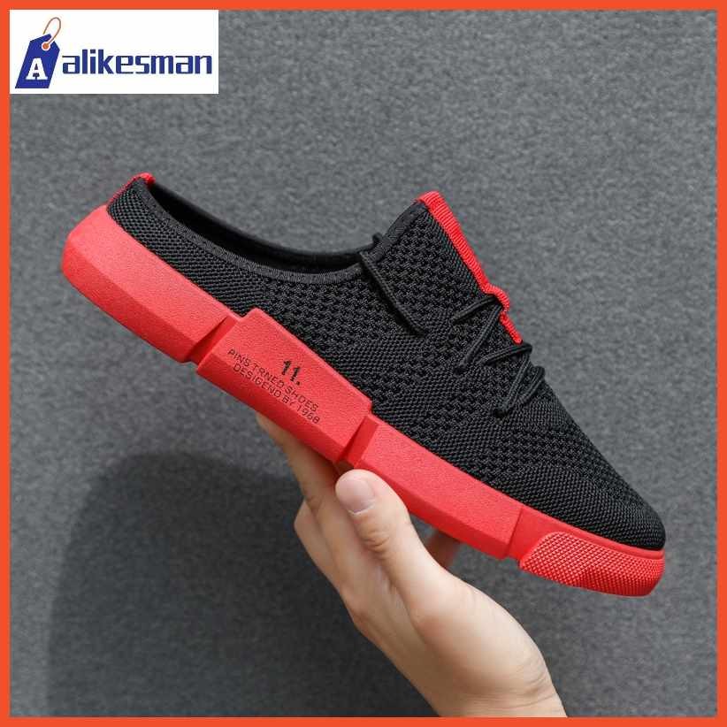 Men's]EU;AA&w:flying`WJ&knit`PM&half-drag`SE&casual`dJ&shoes`Fp&New ...