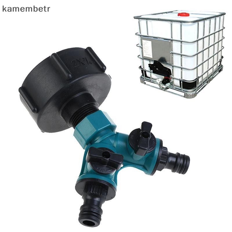 ka Y Shaped Quick Valved Connector IBC Tank Adapter Tap Connector Valve ...