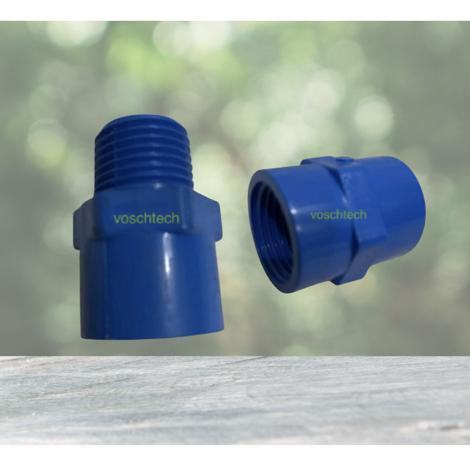 BLUE PVC MALE FEMALE ADAPTER 20 25 32 | Shopee Philippines