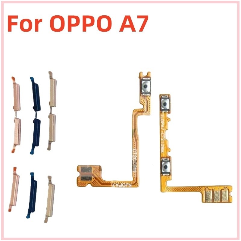 For OPPO A7 CPH1903 power switch volume button Flex replacement ...