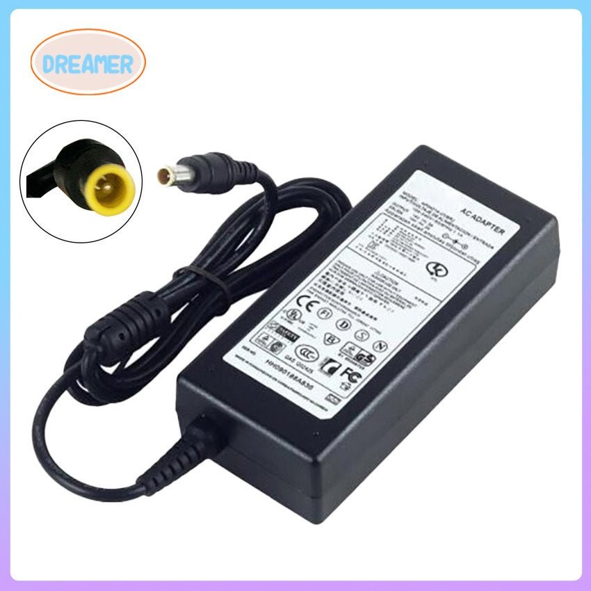 3Pin 14V 3A Samsung Lcd Monitor Adapter Power Supply 6.4x4.4mm Plug AC ...
