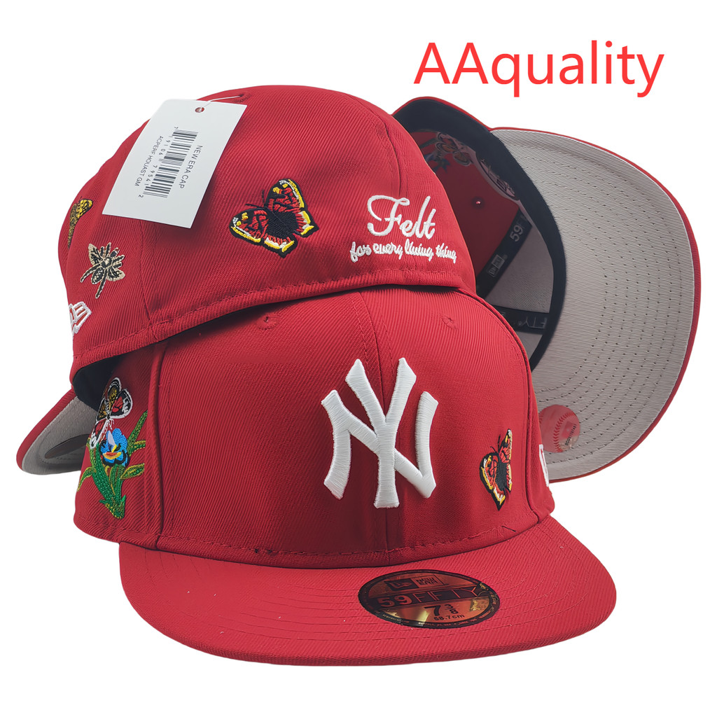 New High Quality YANKEES 59FIFTY Non Adjustable Hat Men's and Women's ...