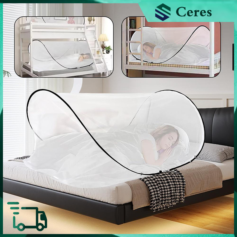 Outdoor Folding Portable Student Dormitories Camping Mosquito Net Encrypted Mesh Mosquito Net ...