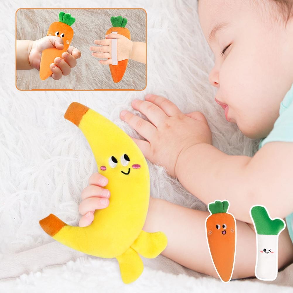 Baby Hand Held Ring Doll Baby Soothing Hand Grip Rope Sleeping Toy Anti ...