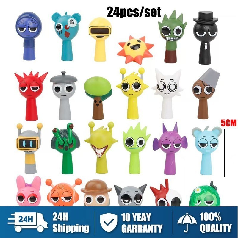 [Free Shipping] Limited Edition Sprunki Dandy's World Action Figure ...