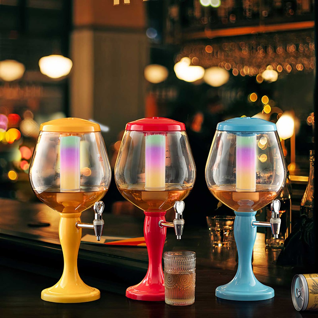 BUYMORE 3L Commercial Beer Dispenser - Portable Draft Beer Tower with ...