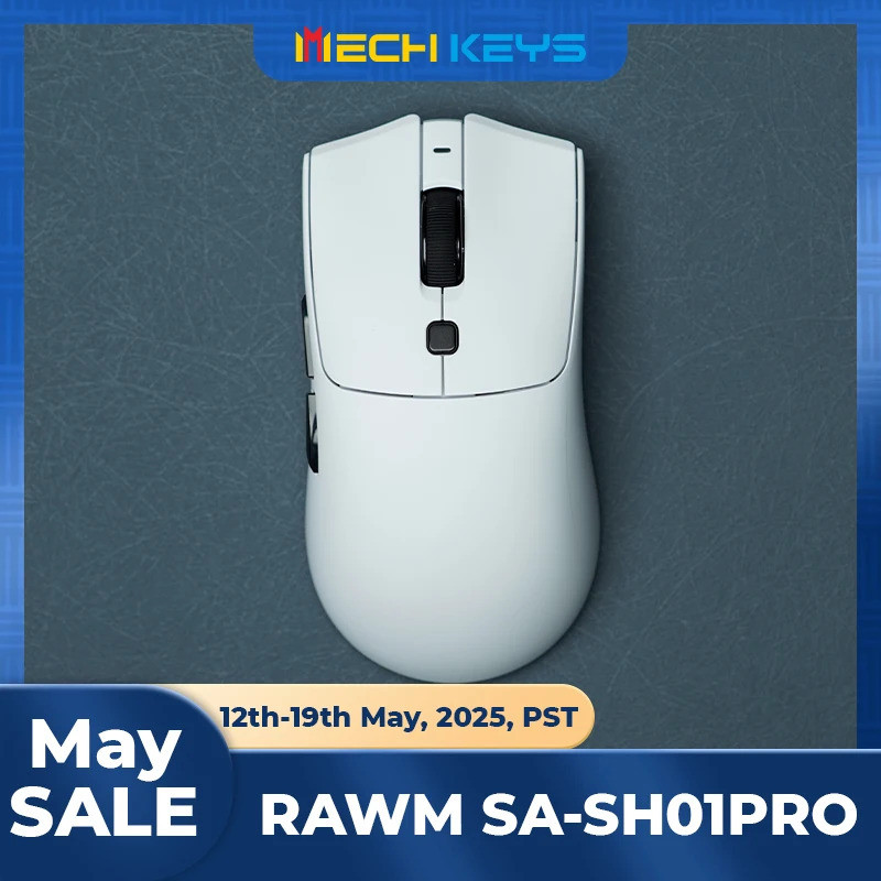 RAWM SA-SH01PRO Swappble Switch PAW3950 8K Mouse Three Mode Wireless ...