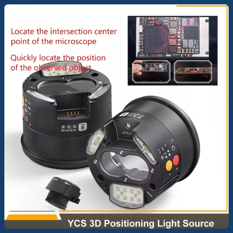 YCS Professional Microscope Polarized LED Positioning Light Source 5W ...