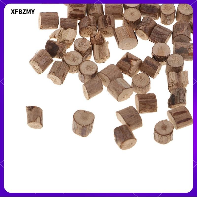 [xfbzmy] 100x Natural Mini Wood Slices Round Wood Slabs Wedding Table ...