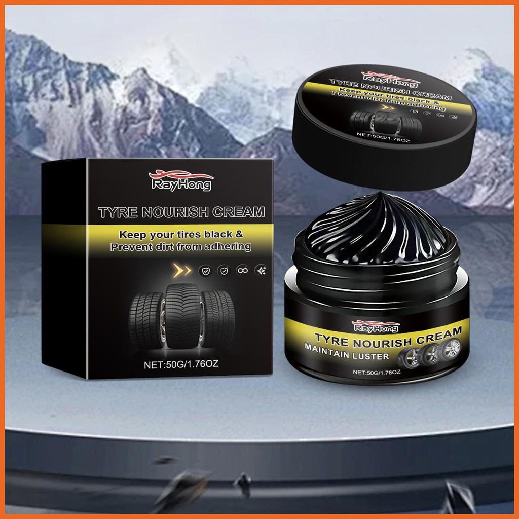 Car Tire Nourish Wax Cream Car Tire Paste Dressing Wax Waterproof ...