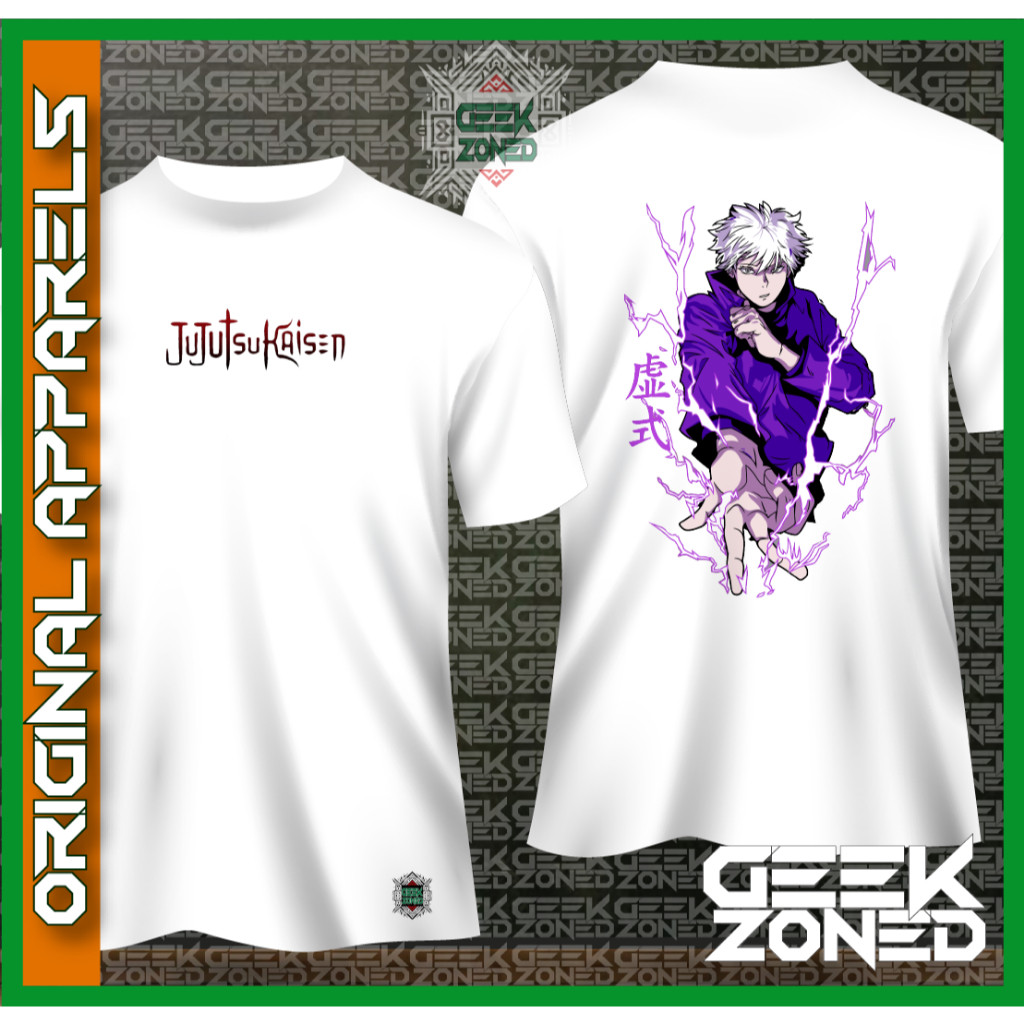 Premium Quality Anime Shirts Jujutsu Kaisen Shirt Satoru Gojo TShirts ...