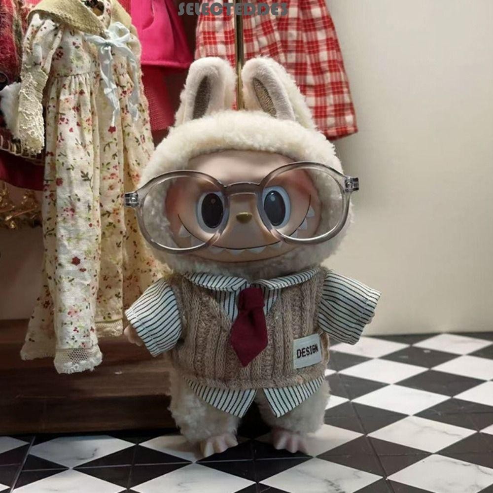 SELECTEDDE Labubu Doll's Cloth, Handmade Dress Up Sitting Labubu Time ...