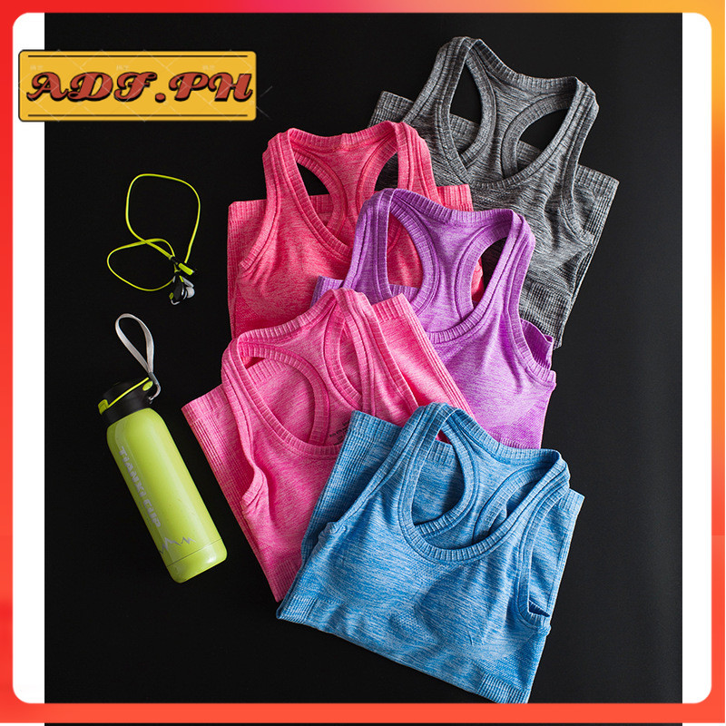 Women's Fitness Yoga Shirt with padding Sports vest for women Drifit ...