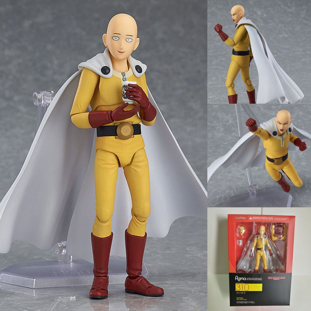 One Punch Man Saitama Teacher Saitama Figma Joint Movable Boxed Figure ...