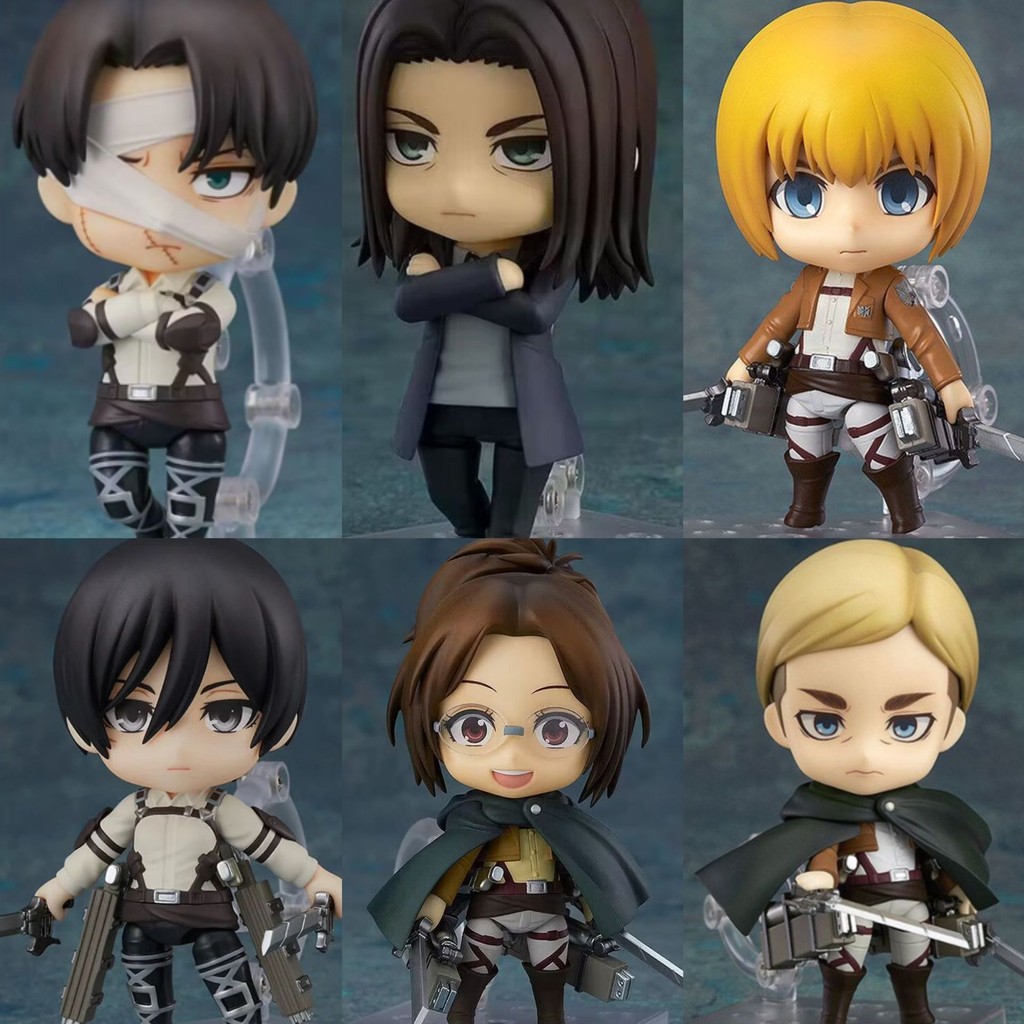 Q-version Nendoroid Attack on Titan Eren Hange Zoye Final Season Mikasa ...