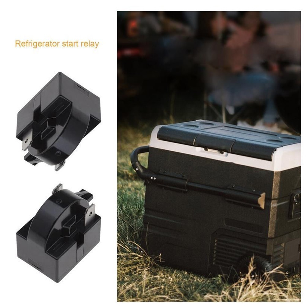 [SUNYLE] Refrigerator PTC Starter Relay Replacement 2 Pins Compressor ...