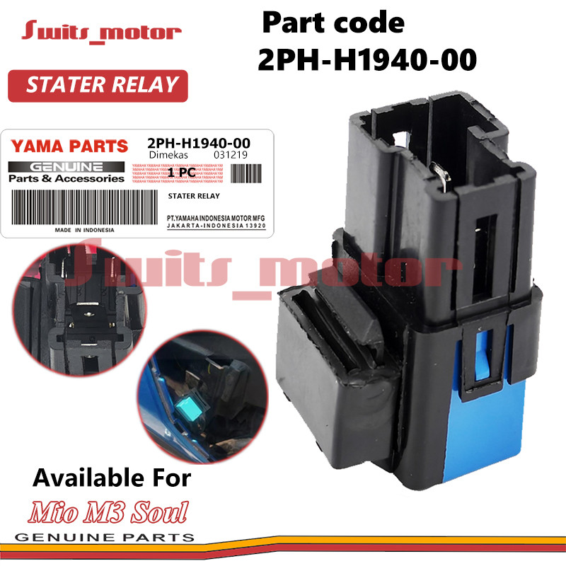 RELAY STATER Mio M3 Soul GT 125 Mio Z New (2PH-H1940-00) | Shopee ...