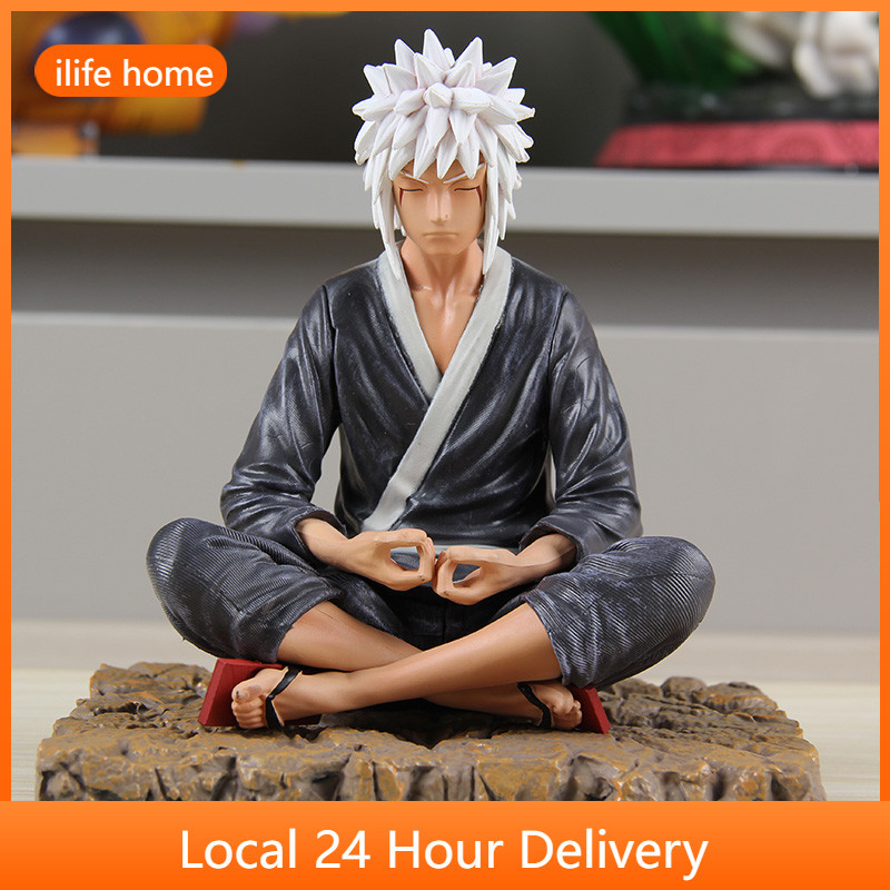 Shipping from Manila NARUTO Jiraiya Cosplay Sit In Meditation Action ...